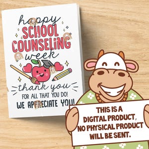 School Counseling Week Gifts, Printable National School Counselor Week ...