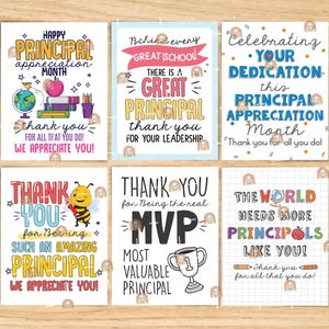 Principal Appreciation Month Sign Printable, National Principals' Month ...