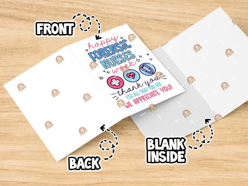 Forensic Nurses Week Card Printable, Forensic Nurse Gift, SANE Nurse ...