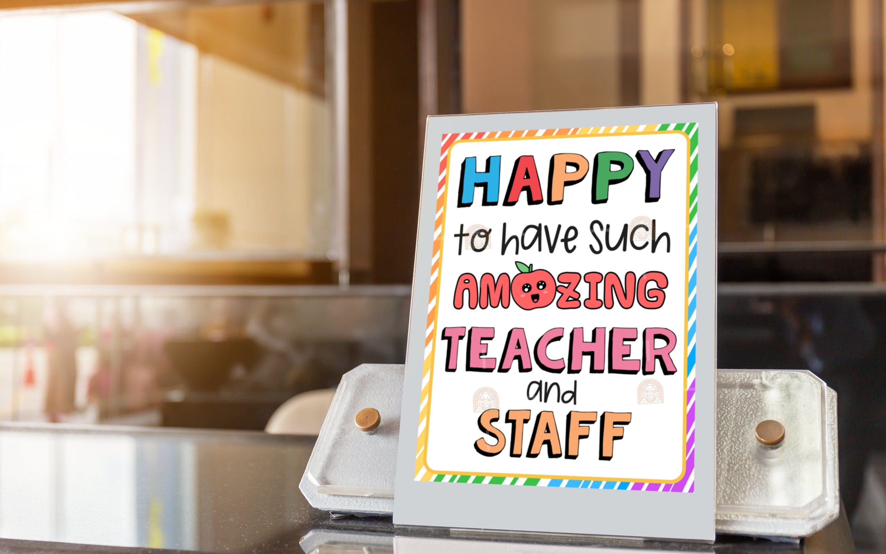 Teacher Appreciation Sign Bundle, Printable Teacher Appreciation Week ...