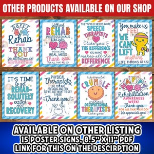 Rehab Week Tag, National Rehabilitation Week Tag, Printable Rehab Tag ...