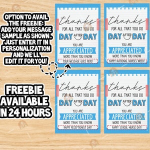 Nurses Week Card, Printable School Nurse Appreciation Gift, Nurse Thank ...