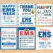 EMS Week Signs Printable Bundle, Ems Week Gifts, Ems Appreciation ...