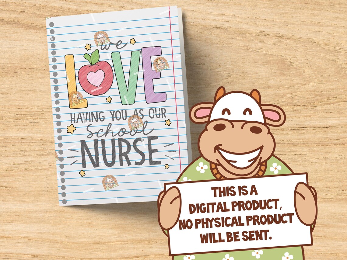 Printable School Nurse Gift, School Nurse Day Sign, School Nurse Day ...