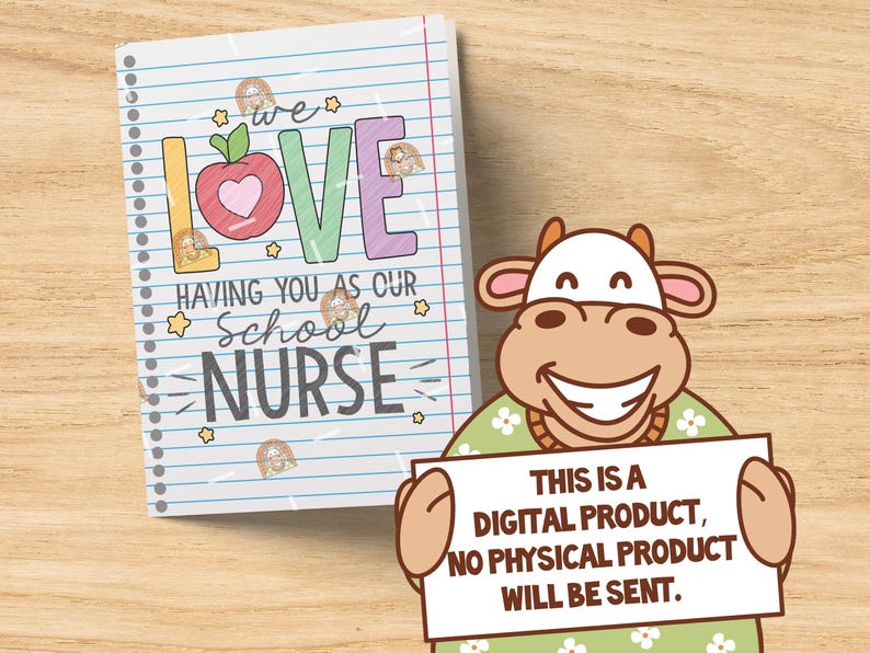 Printable School Nurse Gift, School Nurse Day Sign, School Nurse Day ...