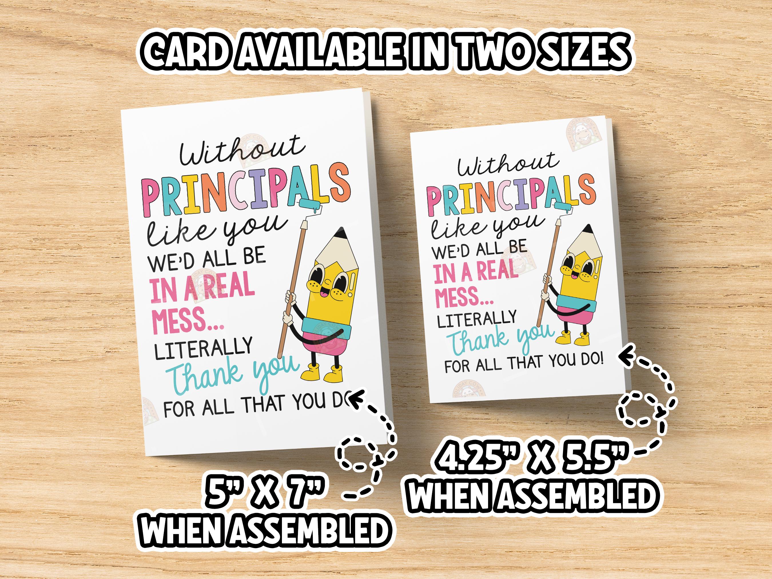 School Principal Gift, Printable Principal Appreciation Gift, National ...