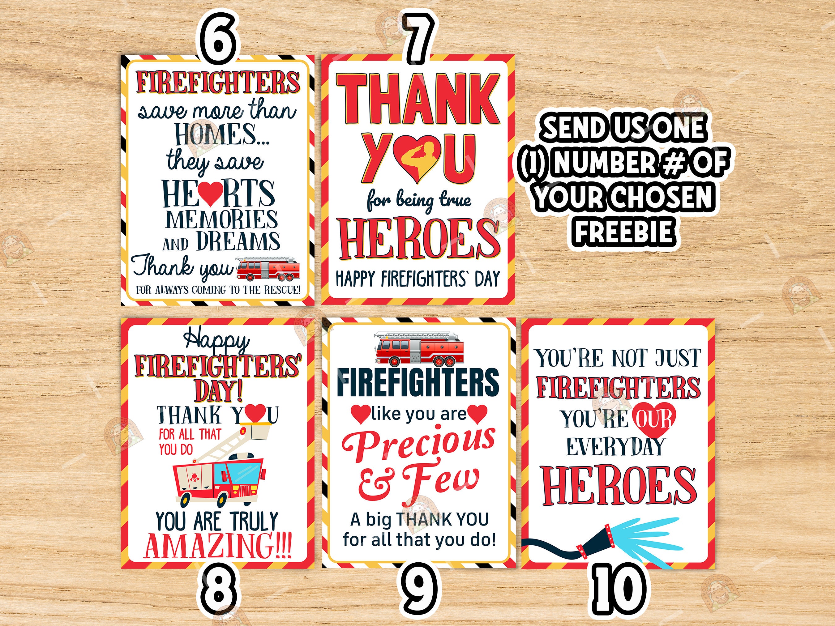 Personalized Firefighters Sign, Custom Firefighters Day Sign Printable ...