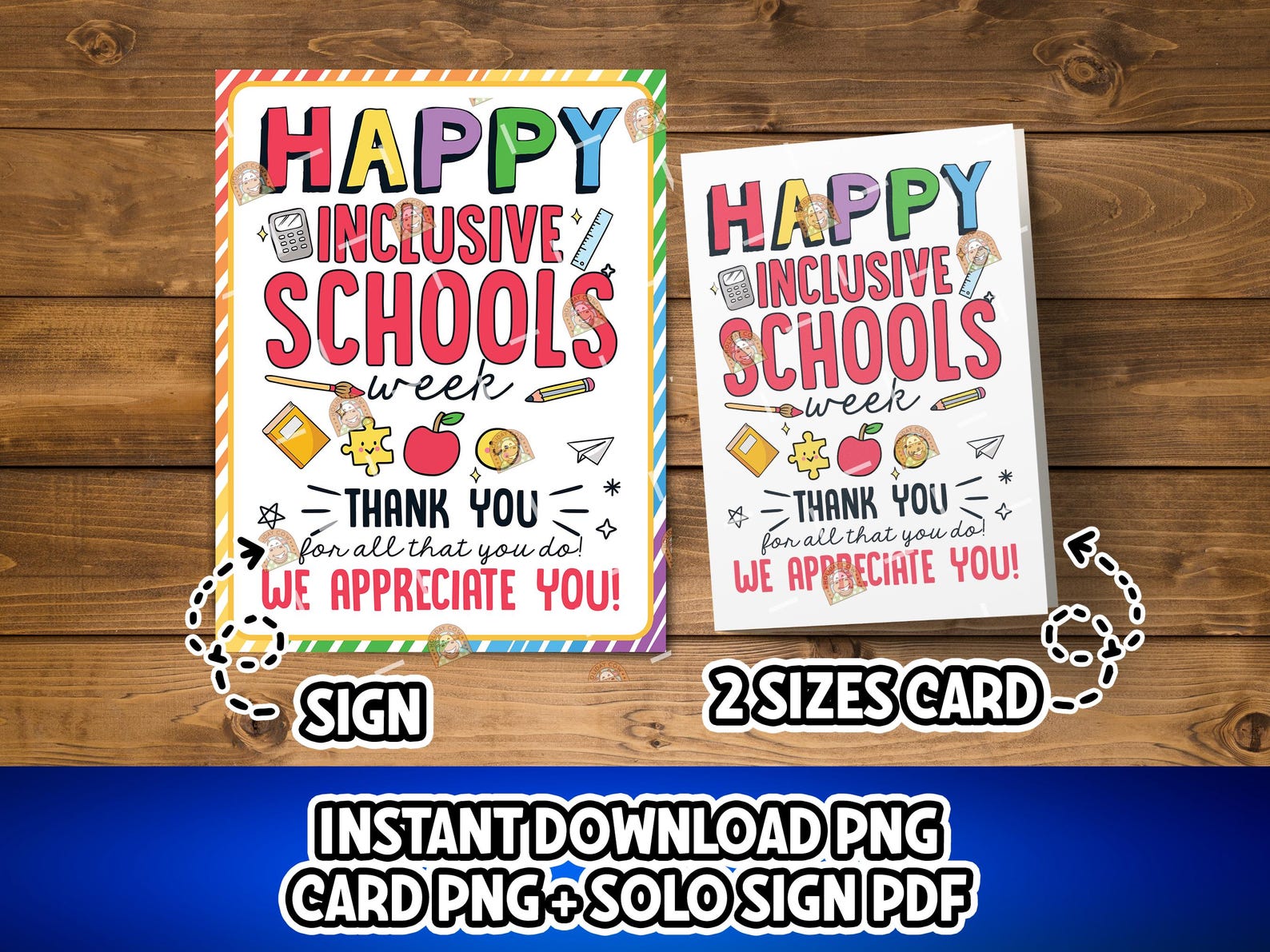 Inclusive Schools Week Sign Printable, Thank You Inclusive Education ...