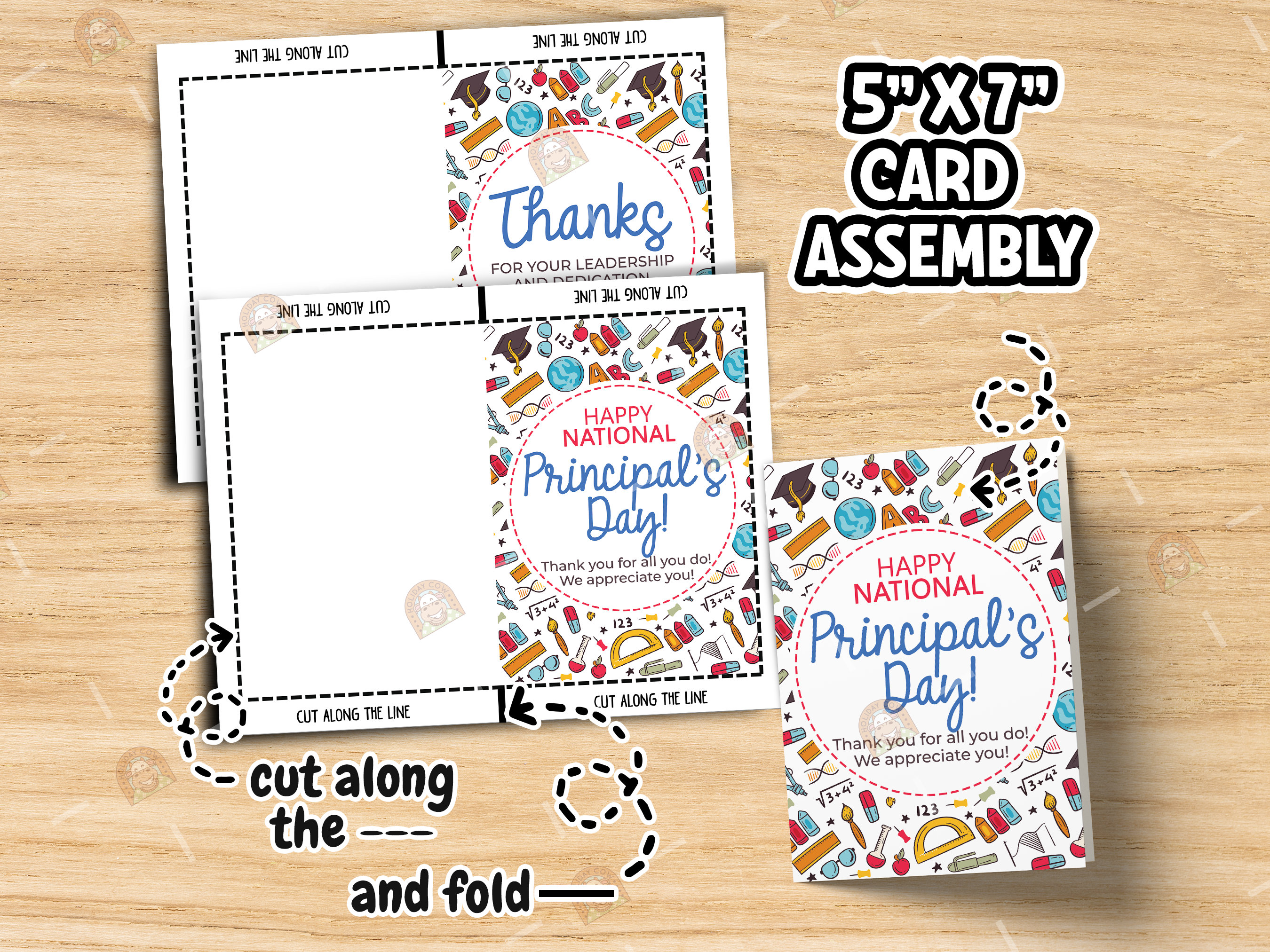 Principal Appreciation Card, School Principal Gift Printable , National ...