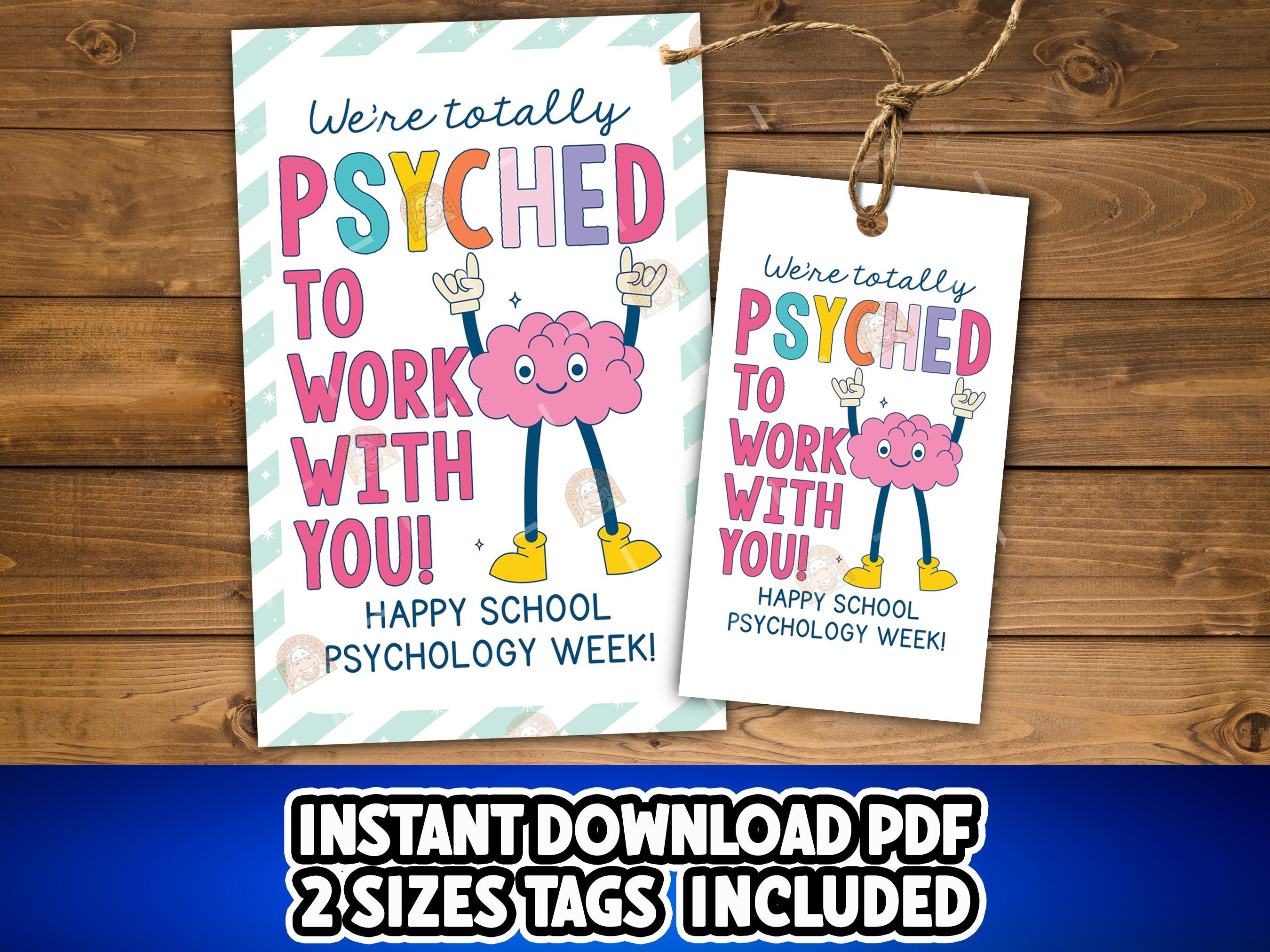 School Psych Tag, Printable School Psychologist Gift Tag, Thank You ...