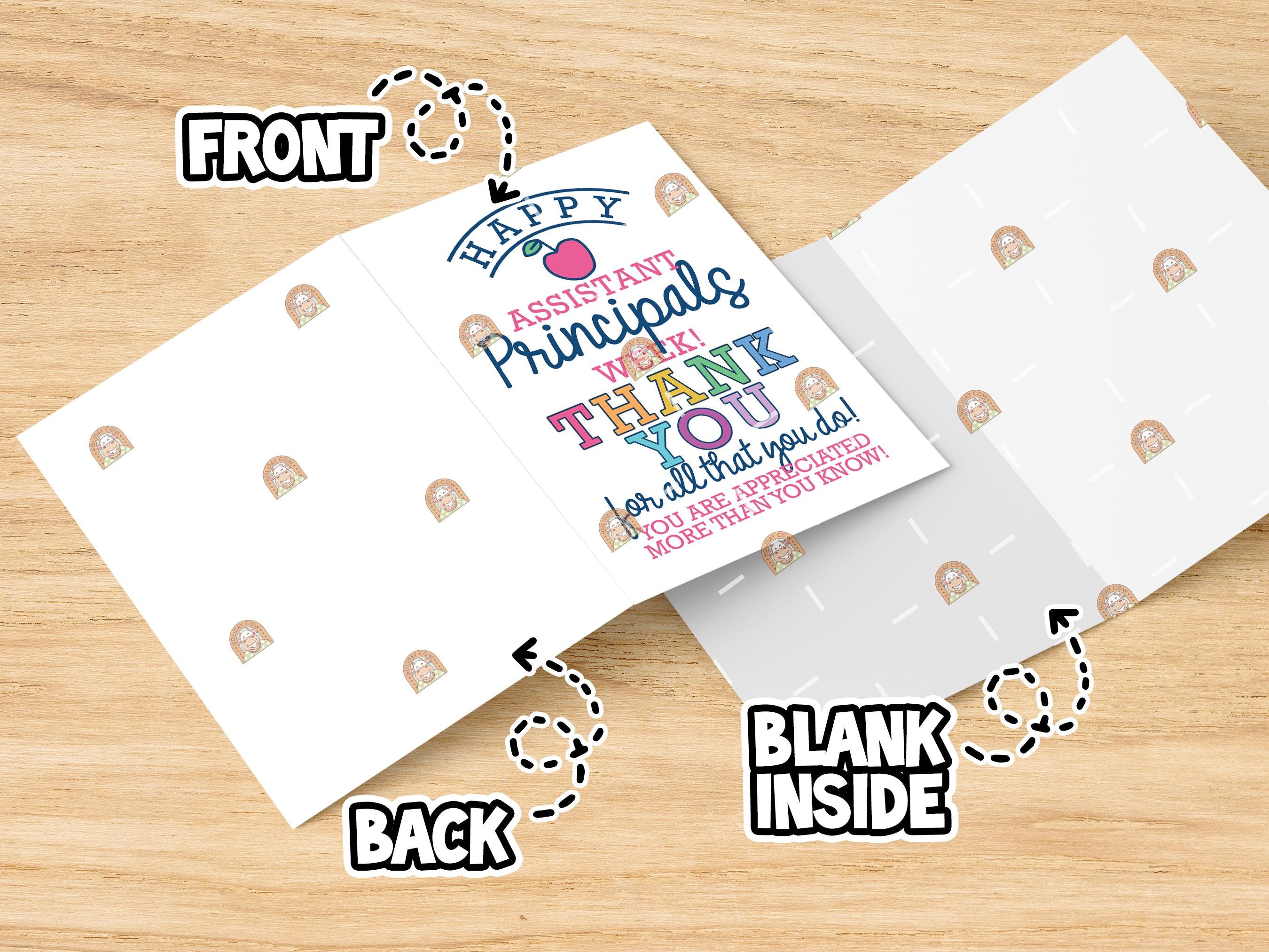 Assistant Principals Week Gift Printable, Assistant Principal ...