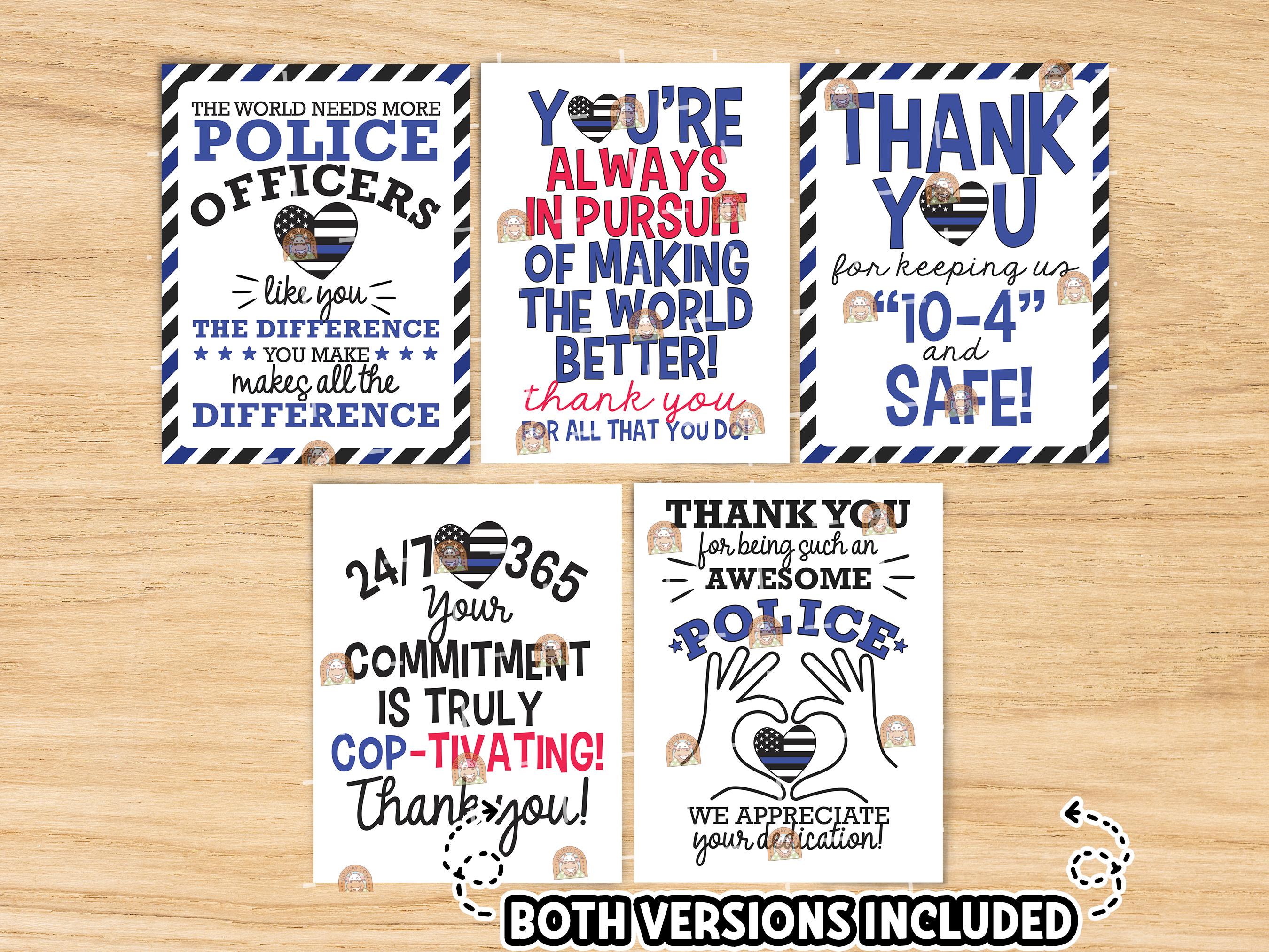Police Week Signs Printable, National Police Officers Week Posters ...