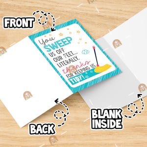 Custodian Appreciation Printable, Custodian Day Sign, Thank You ...