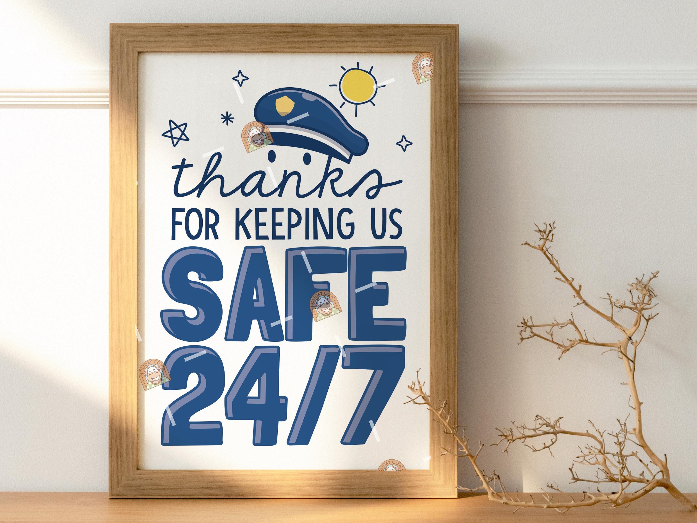 Security Officers Appreciation Gift Printable, Security Officers Week ...