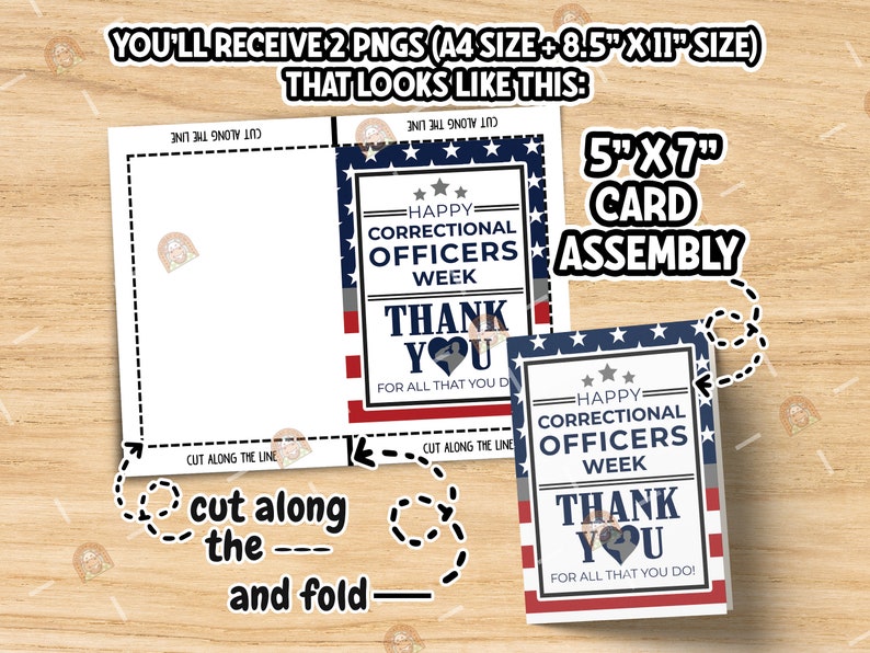 Correctional Officers Week Gift Printable, Correctional Officer Week ...