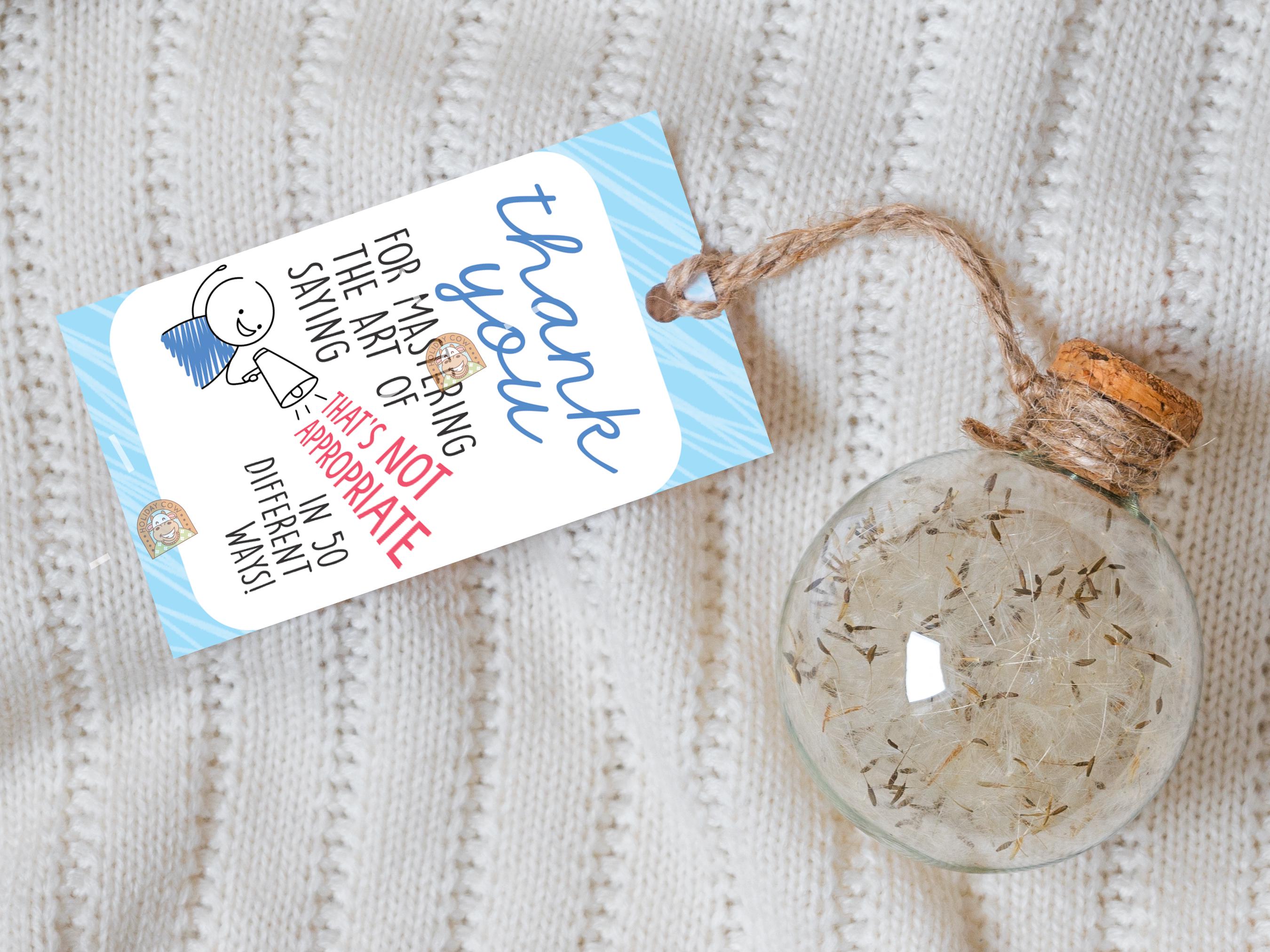 HR Professional Day Gift Tag Printable, HR Appreciation Tag, Human ...