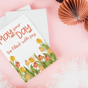 Happy May Day Printable Card, May Day Sign, May Day Decoration, May Day ...