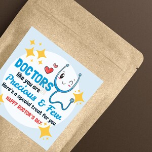 Doctor Appreciation Tags Printable, Doctor's Day Tag, National Doctor's ...