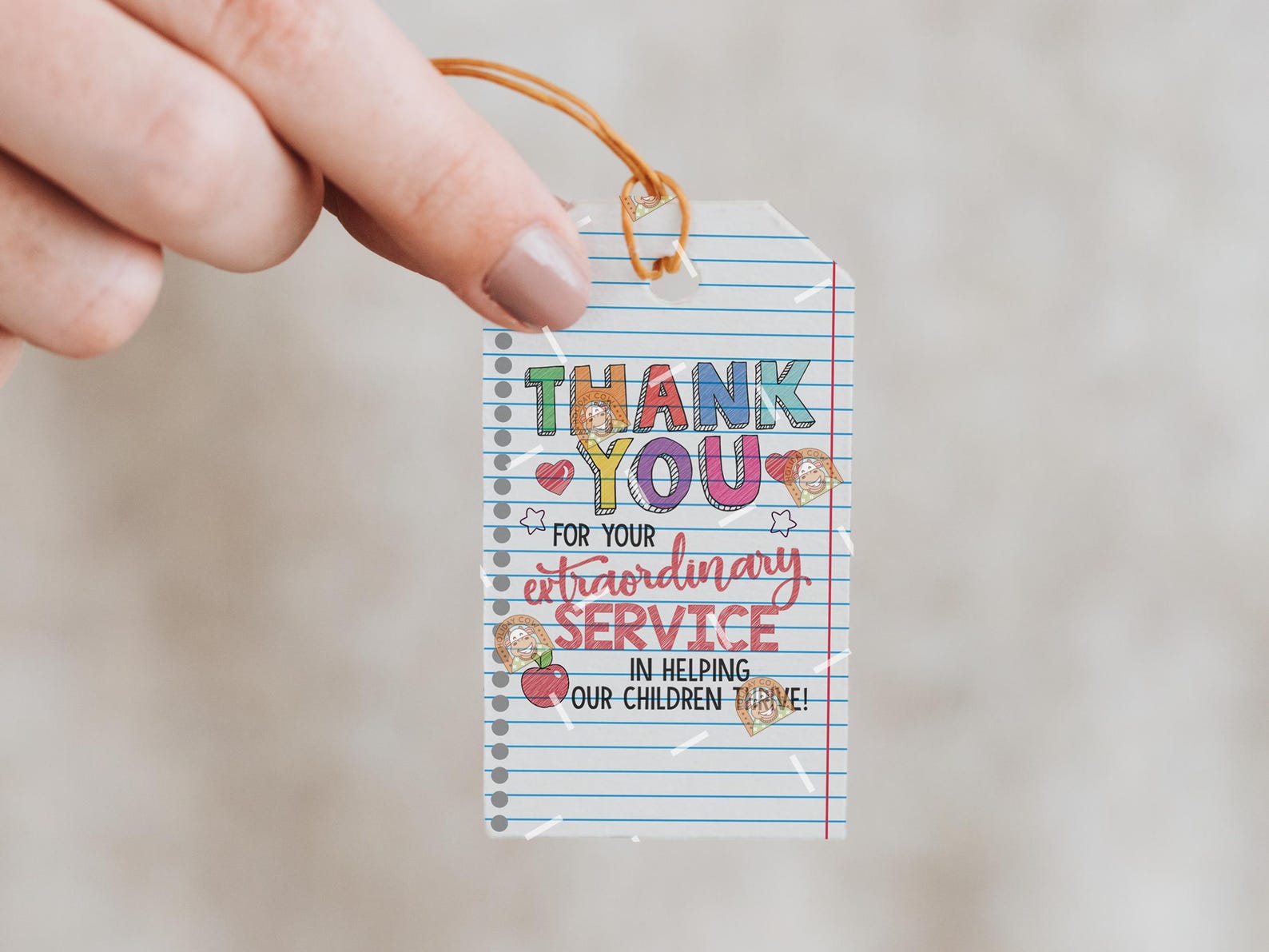 School Board Member Gift Tag, Printable School Counselors Tag ...