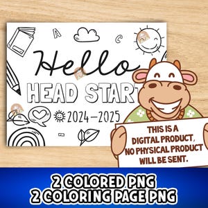 First Day of Head Start Sign, First Day of School Sign Printable, Back ...