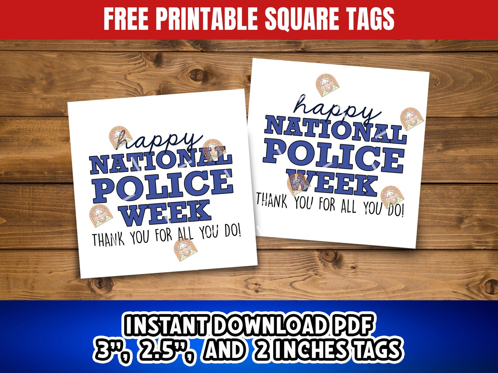 Police Week Signs Printable, National Police Officers Week Posters ...