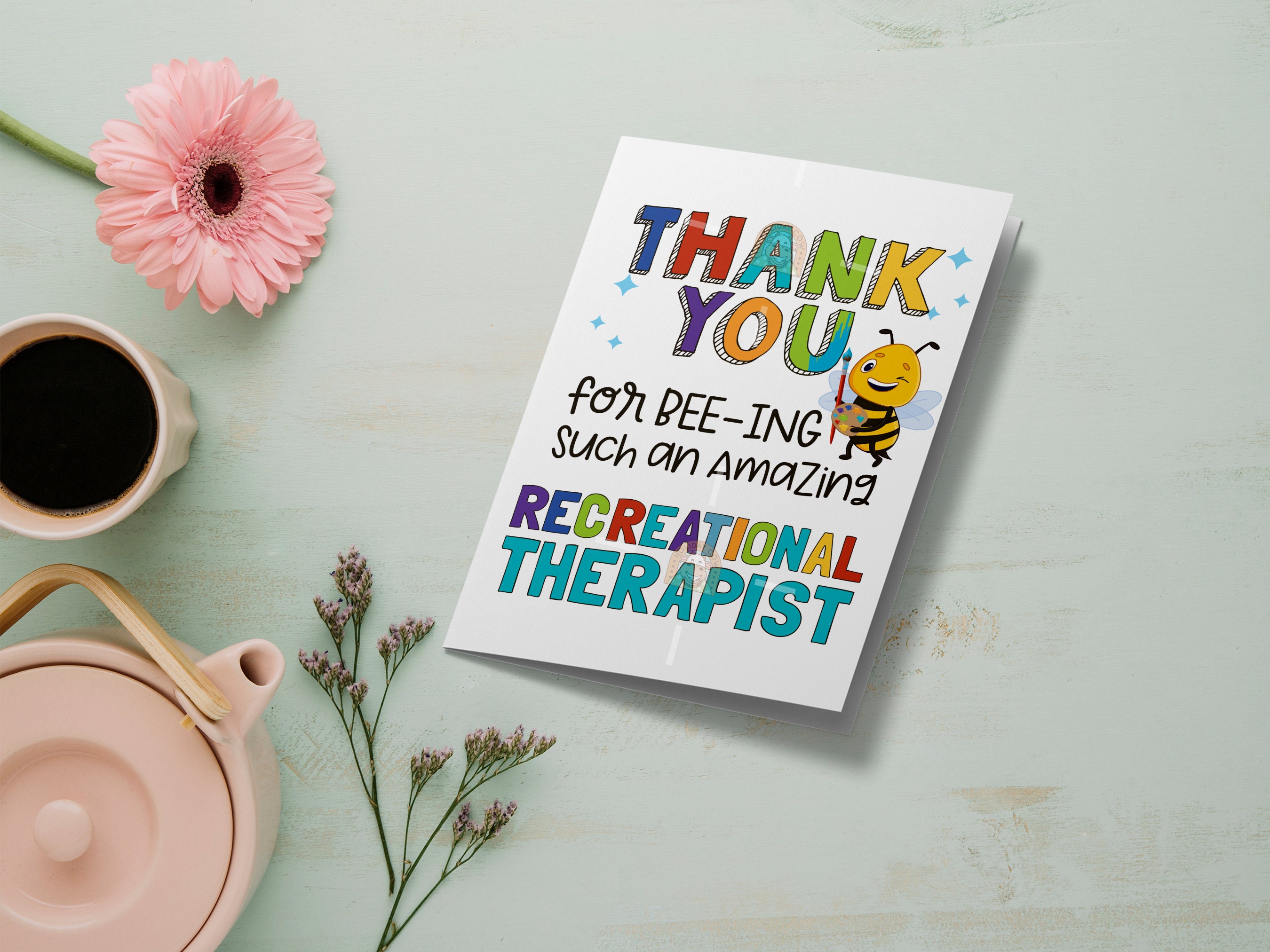 Recreational Therapists Card Printable, Humorous Recreational Therapist ...