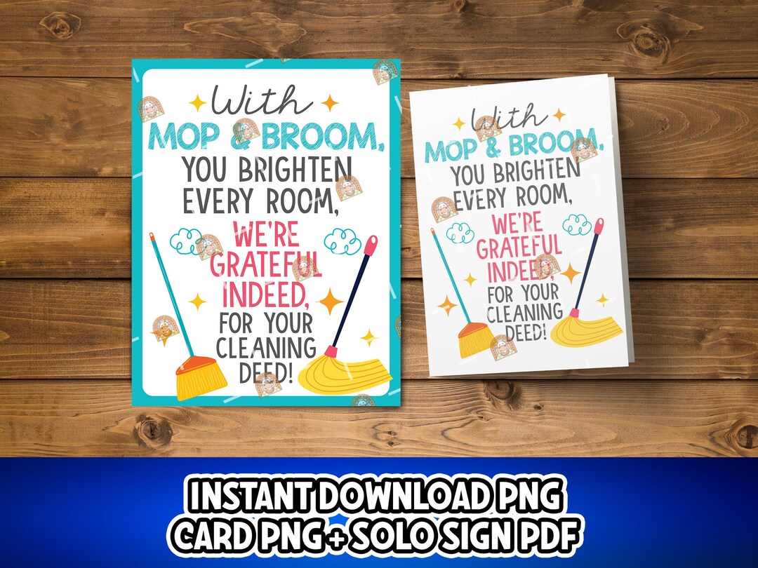 Custodian Gift Printable, Custodian Appreciation Sign, Thank You ...