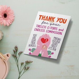 Assisted Living Week Card Printable, National Assisted Living Week Gift ...