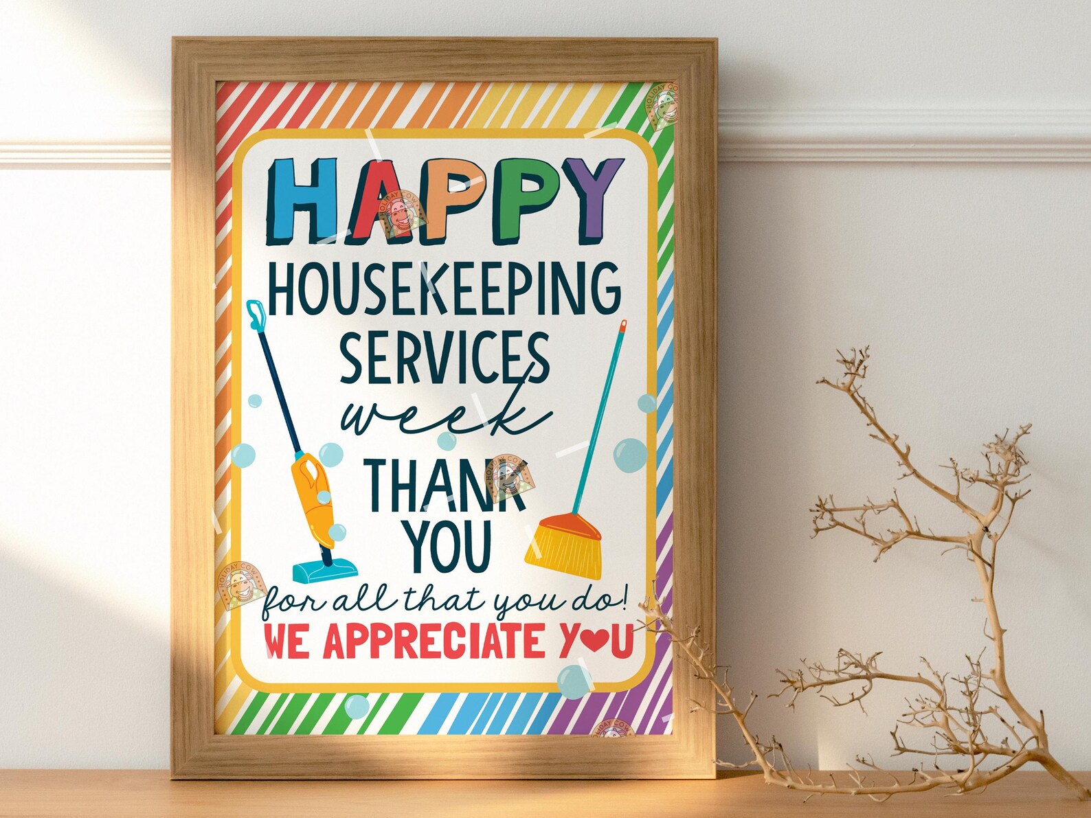 Housekeeping Week Card Printable, Housekeeping Appreciation Week Gift ...