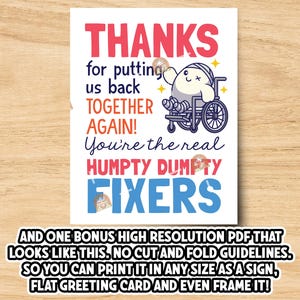 National Rehabilitation Week Gift Printable, Thank You Rehabilitation ...