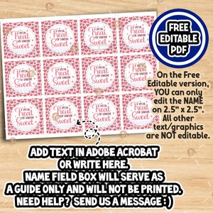 Printable Valentines Day Tags, Teacher Appreciation, Classroom Treat ...