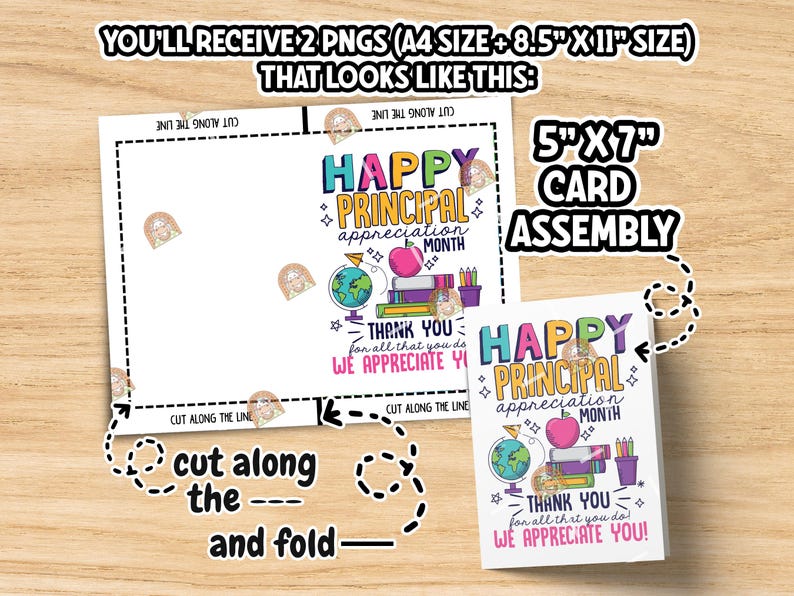 Principal Appreciation Month Card Printable, National Principals' Month ...
