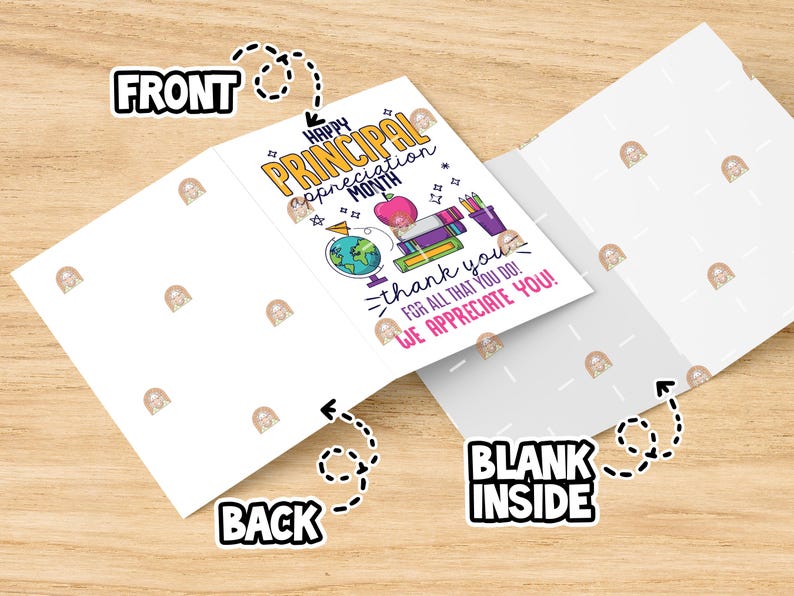 Principal Appreciation Month Card Printable, National Principals' Month ...