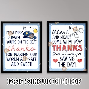 Security Officers Week Signs Printable, Security Officers Appreciation ...