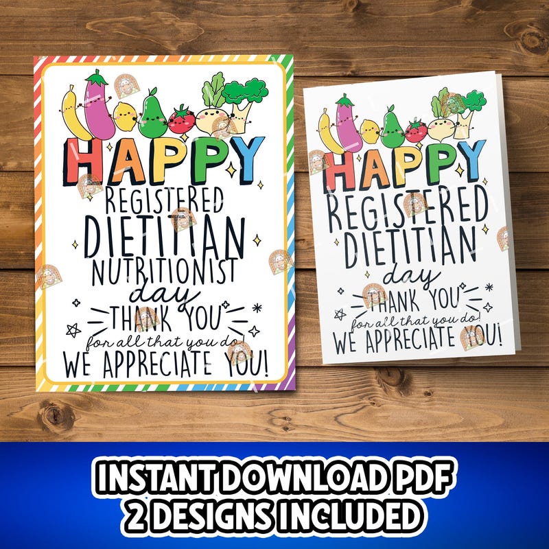 Registered Dietitian Nutritionist Day - Etsy