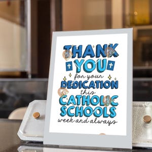 Catholic Schools Week Card Printable, Catholic Schools Week Gift ...