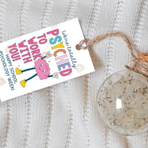 School Psych Tag, Printable School Psychologist Gift Tag, Thank You ...