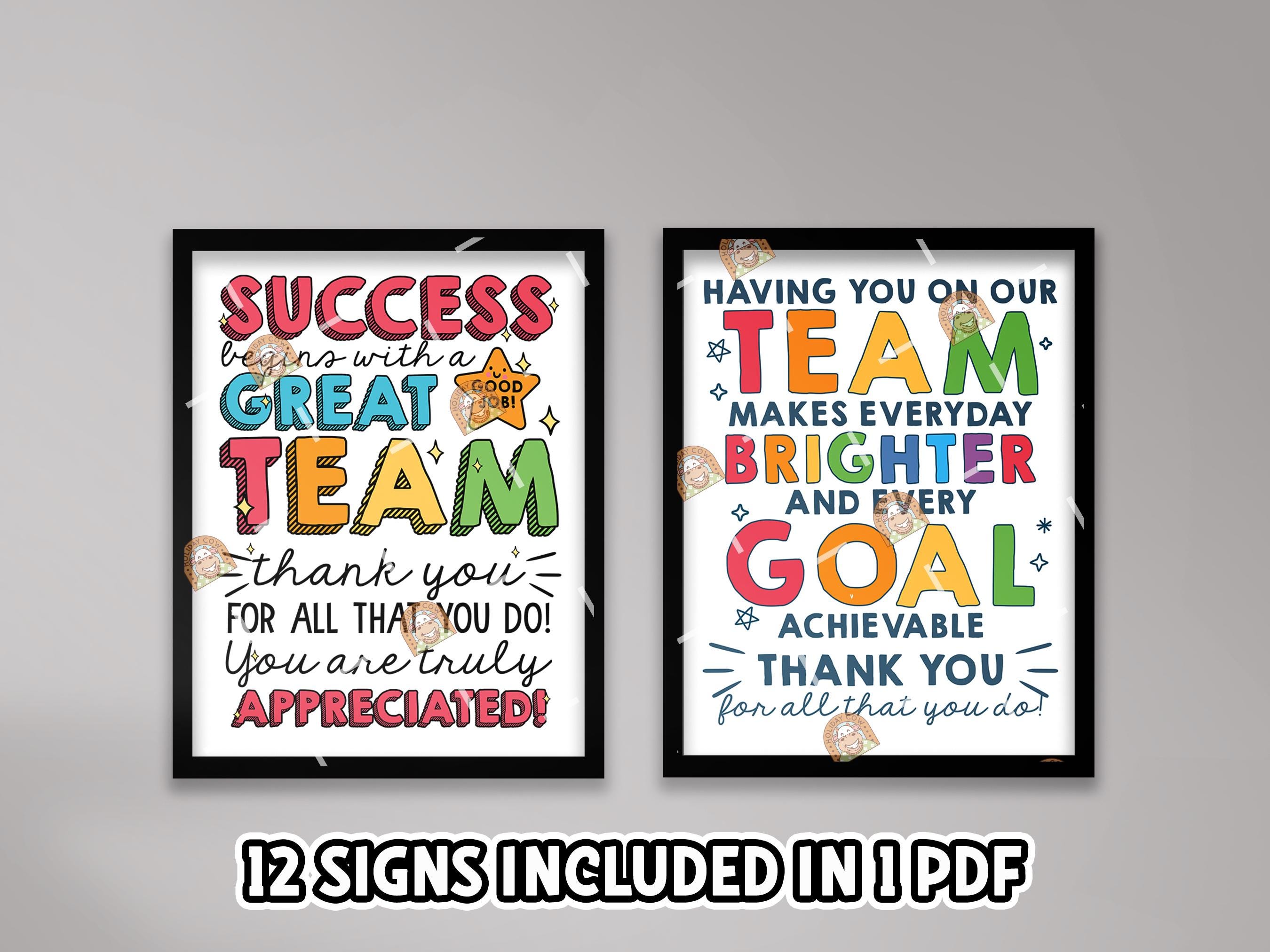 Employee Appreciation Week Posters Printable, Employee Gift, Employee ...