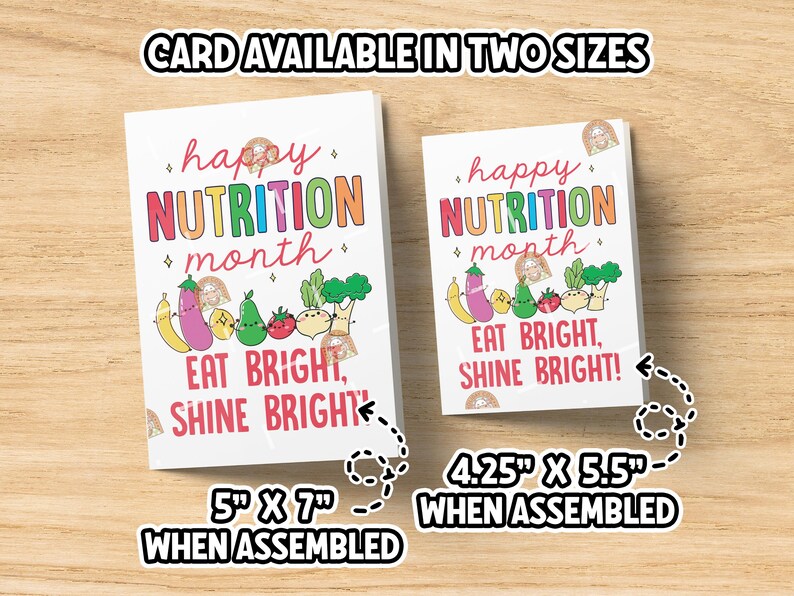 Nutrition Month Sign Printable, School Nutrition Month Décor, Nutrition ...