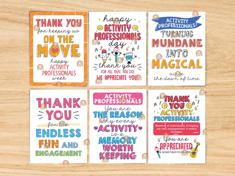 Activity Professionals Week Printable Signs, Activity Professionals ...