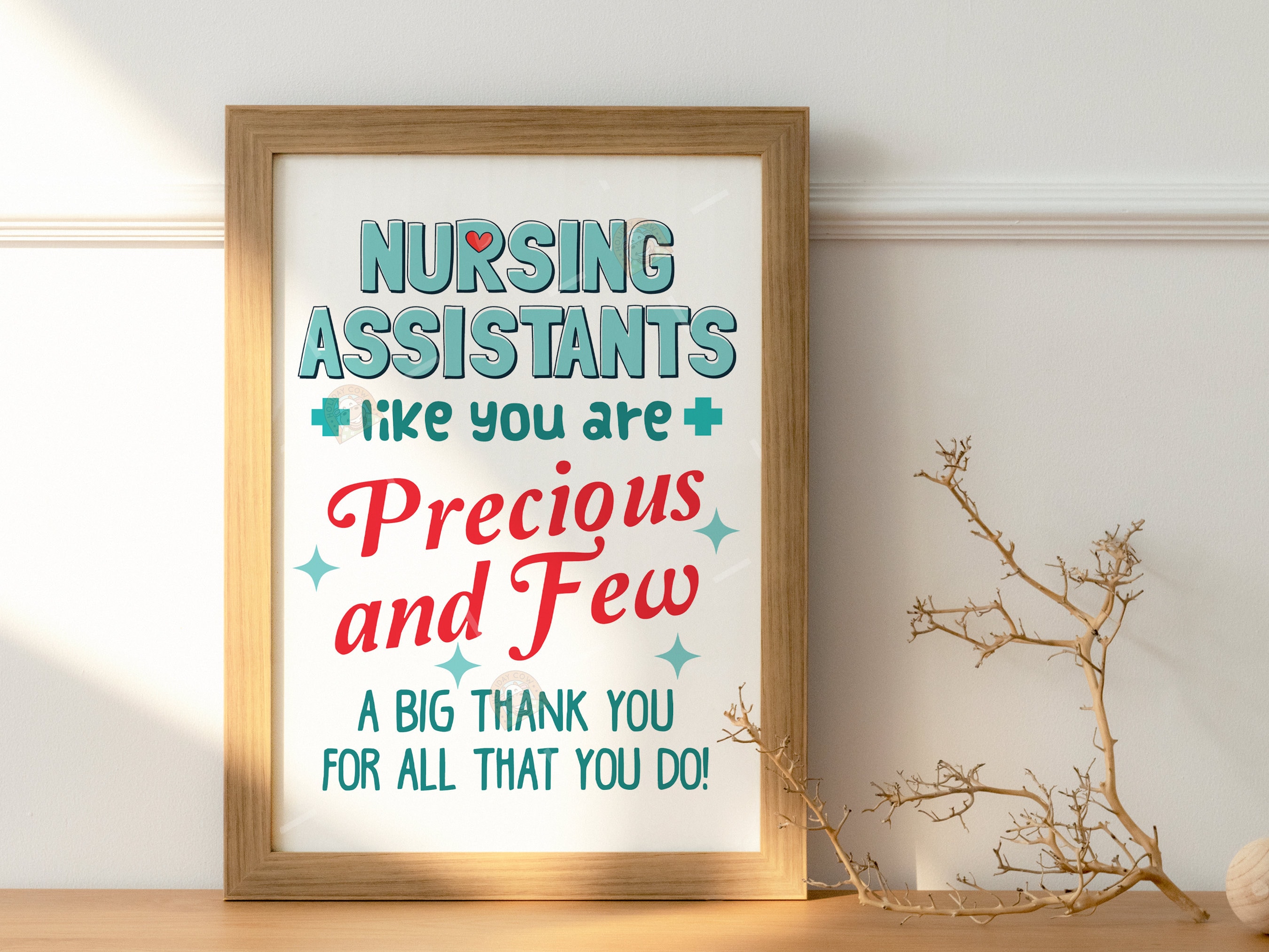 CNA Week Sign Printable, Certified Nursing Assistant Week Poster, CNA Thank You Card, Nursing ...