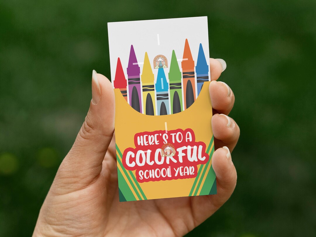 Back to School Tag, Colorful School Year Tag, Printable First Day of ...