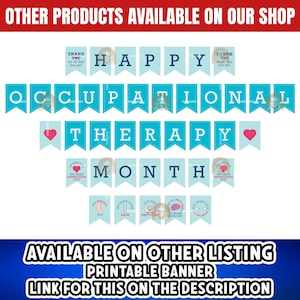 Occupational Therapy Month Card Printable, Occupational Therapist Gift ...
