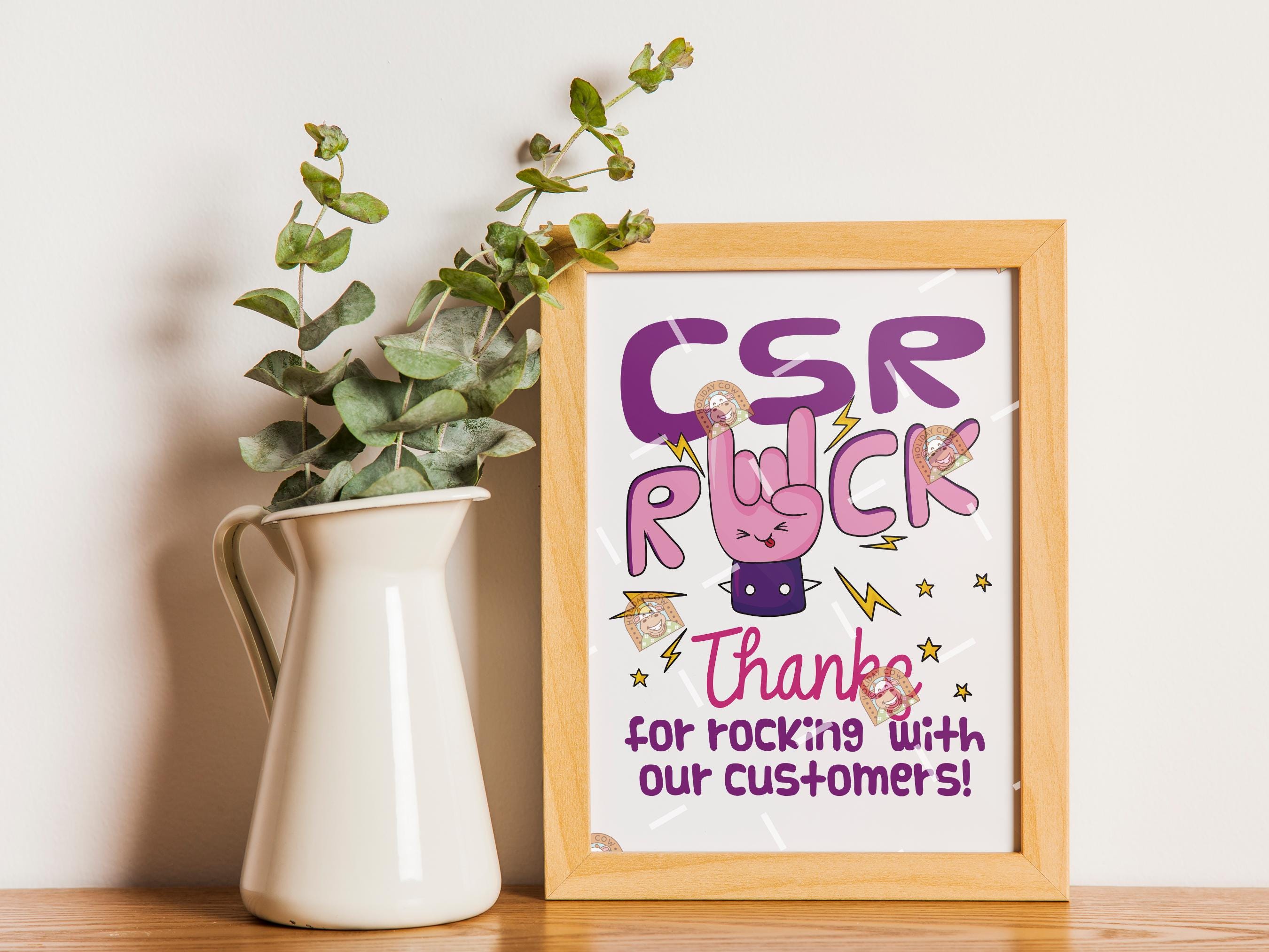 Customer Service Week Sign Printable, Customer Representative ...