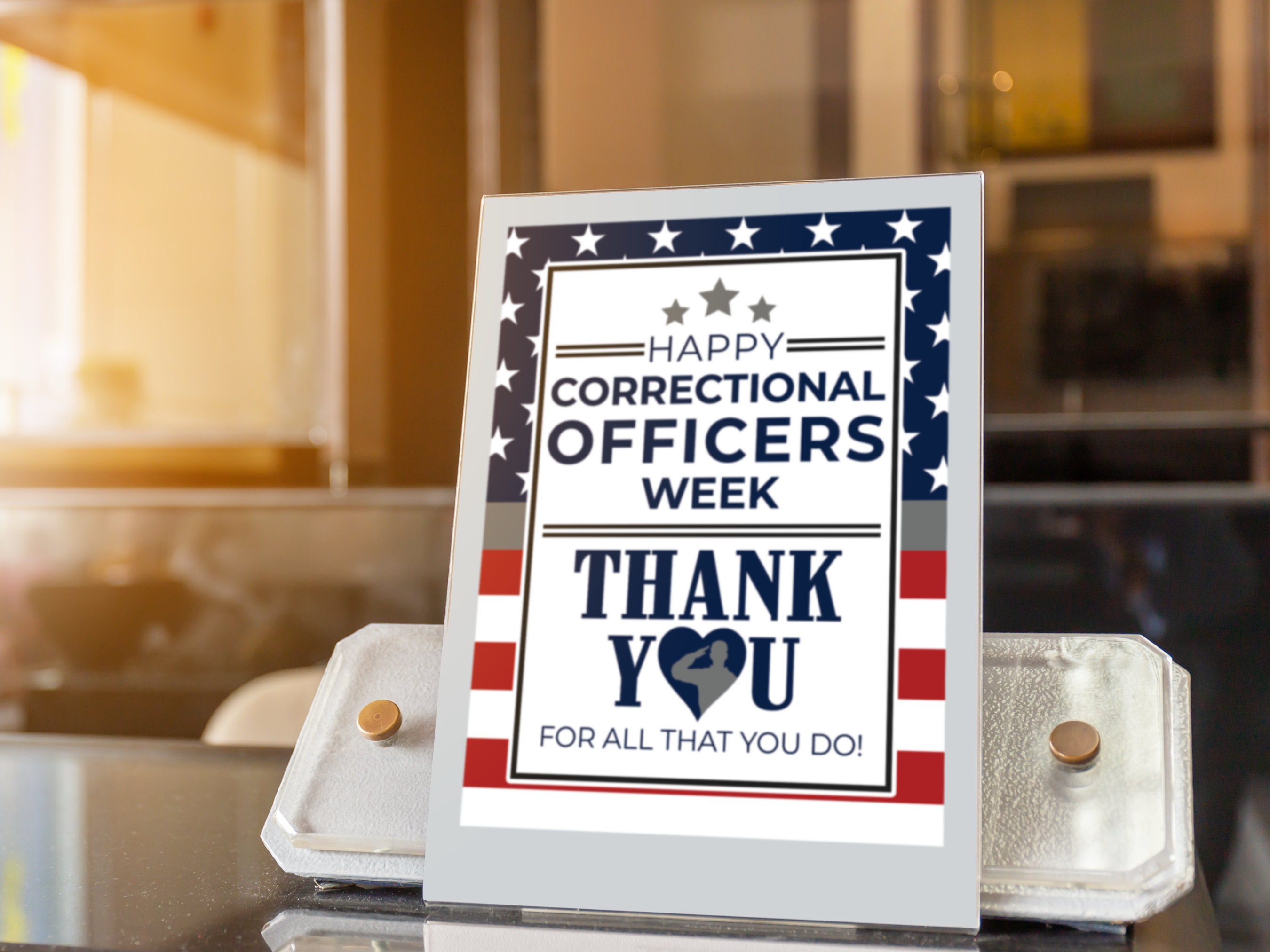 Correctional Officers Week Gift Printable, Correctional Officer Week ...