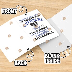 Correctional Officer Gift, Printable Correctional Officer Week Card ...