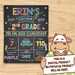 Chalkboard Back to School Sign Printable, Personalized First Day of ...