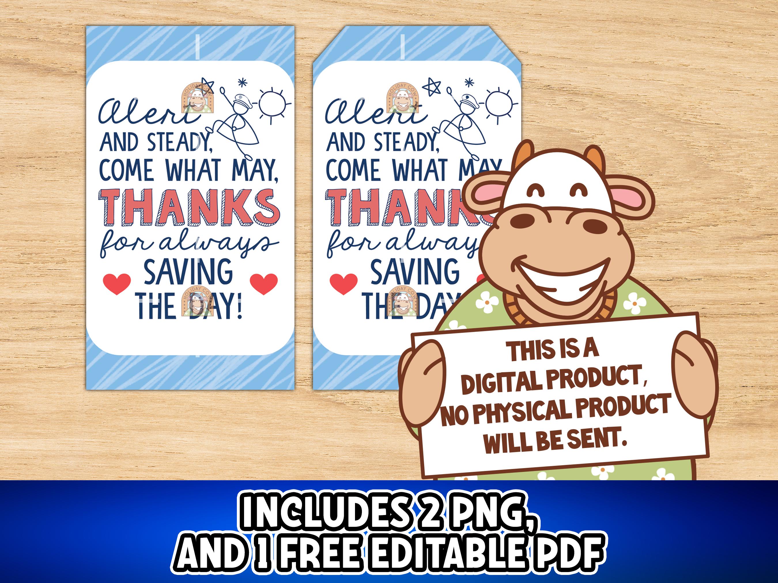 Police Officers Week Gift Tag, School Security Officers Gift Tag ...