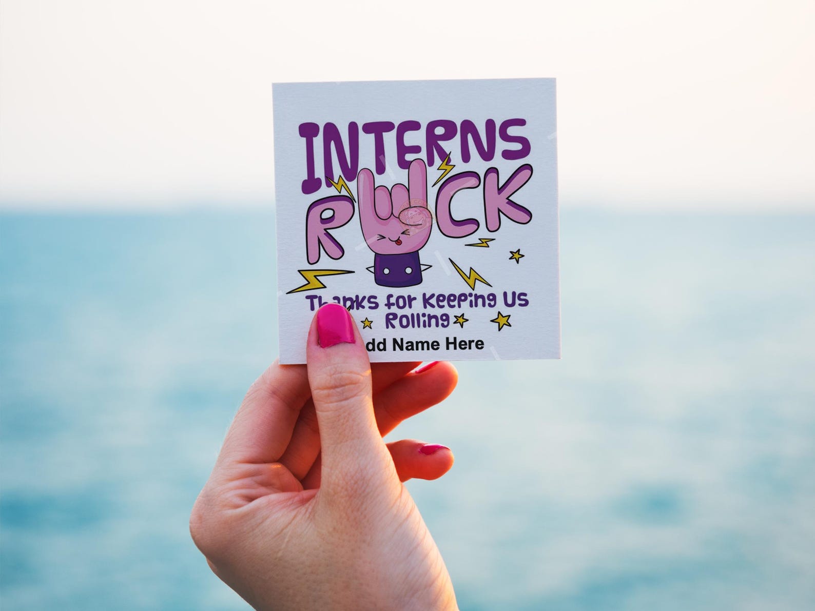 Intern Tag Printable, National Intern Day Gift Tags, Tags for Intern, Happy Intern Day Tag ...