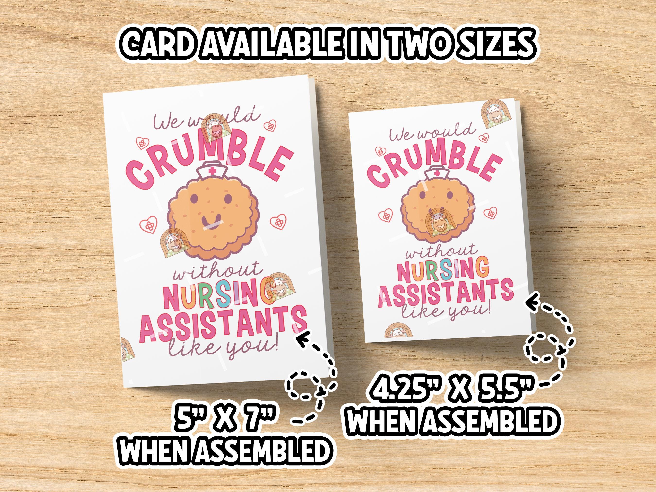 Nursing Assistant Gift, Printable CNA Week Gift, Thank You Nursing ...